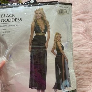 Yandy | Dresses | Nwt Yandy Starline Black Goddess Costume Sz L | Poshmark